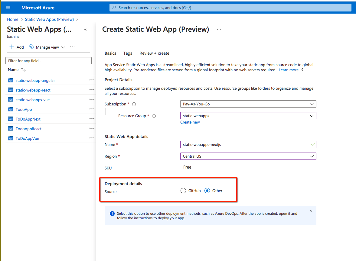 Building CI/CD for Next.js Static Web Apps Service Using Azure DevOps | by Bhargav Bachina ...
