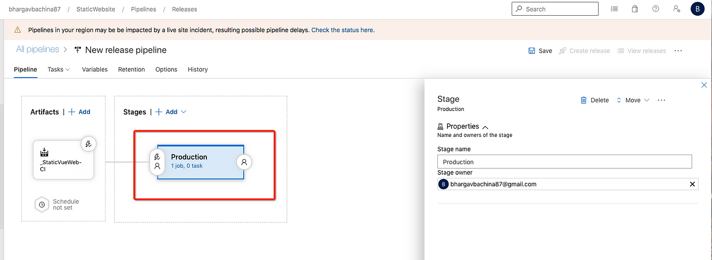 How To Build Cicd For Static Vuejs App Using Azure Devops By Bhargav Bachina Bachina Labs
