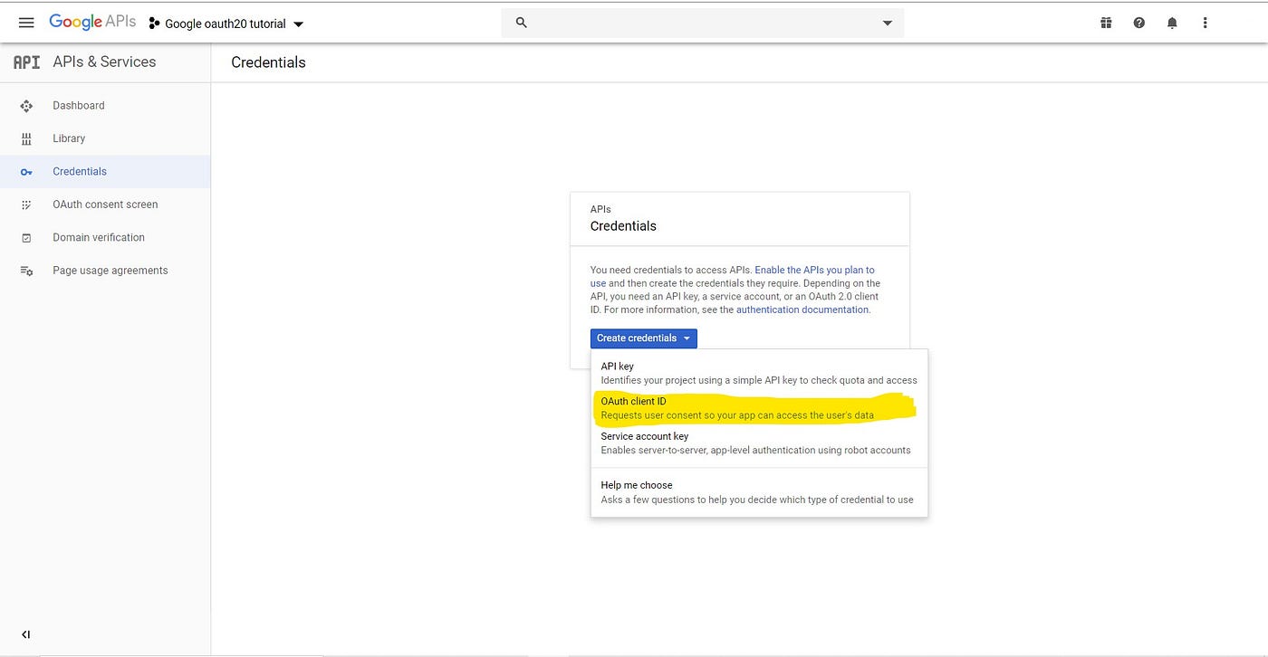 Google oauth20 using passport.js. Passport strategy for authenticating… | by Vijay | Medium