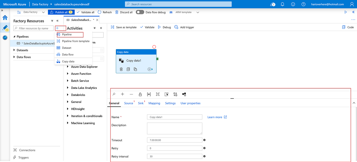Custom Backup Azure Data Lake Gen2 using Azure Data Factory | by ...