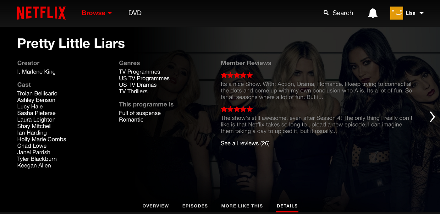 How to decide which show to watch next | by Lisa Spieth | Medium