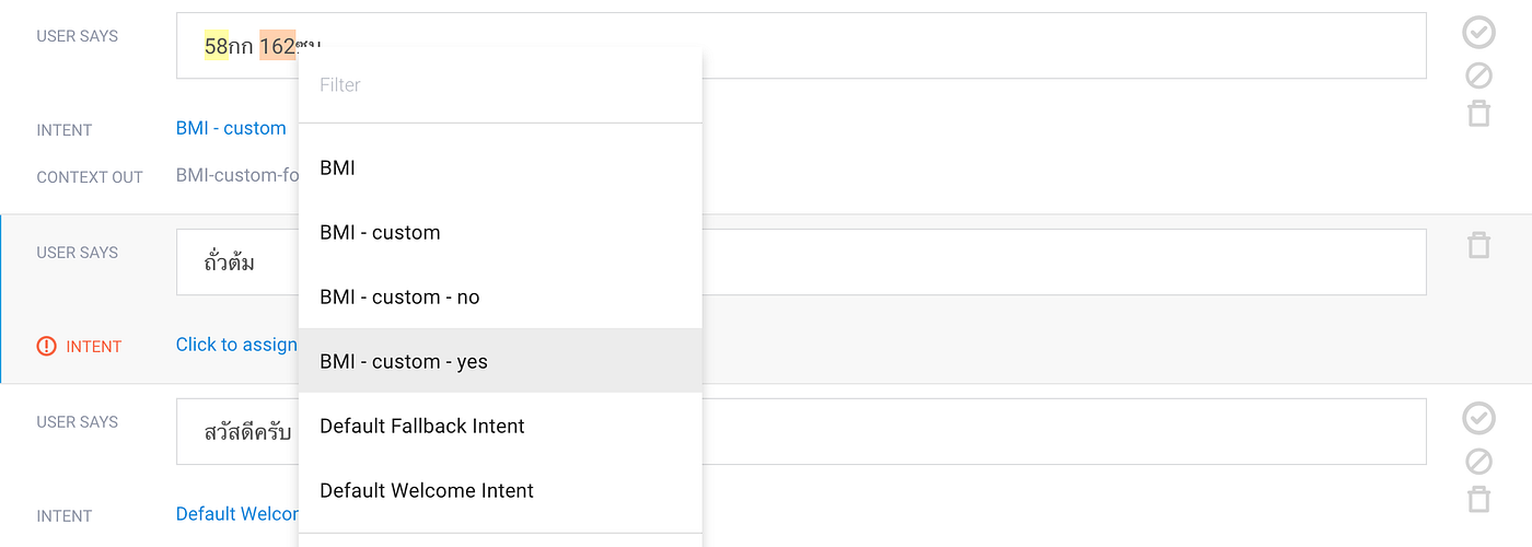 เรียนรู้การ Integrate LINE Bot เข้ากับ Dialogflow และ Firebase ผ่าน BMI Bot | by Jirawatee ...
