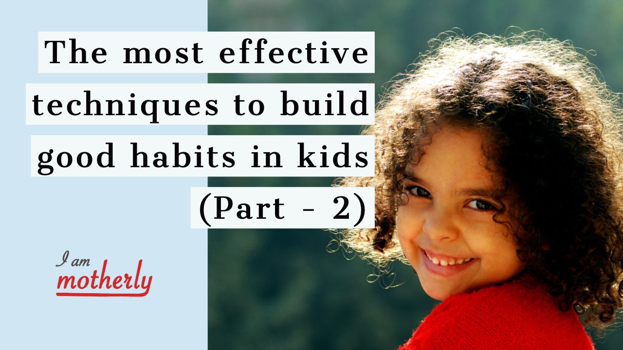 Good Habits In Children