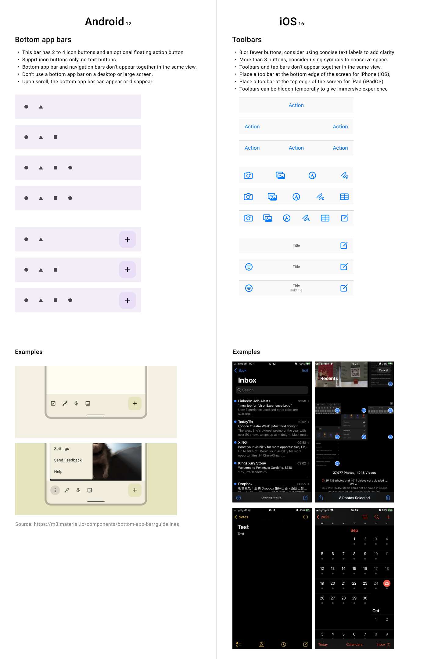The Complete Mobile UI Design Guidelines 2022 — Android vs iOS #7 | by Chun-Chuan Lin | 圈圈 | UX ...