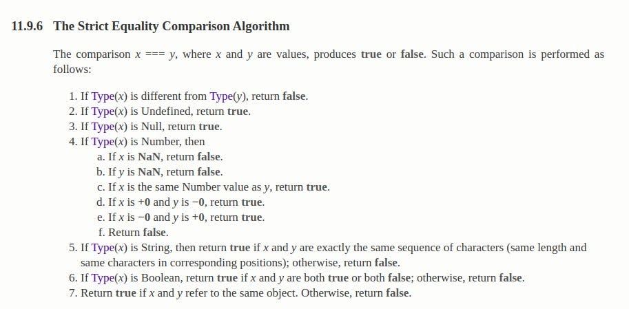 Difference between == and === in Javascript. | by Shubham Paliwal | Medium