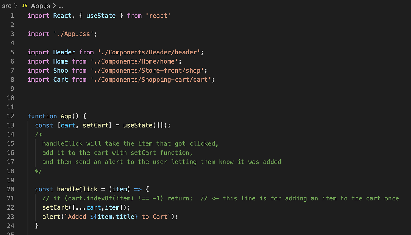 How to Create a Shopping Cart with a Badge 🛒 | by Reagan A Davenport ...
