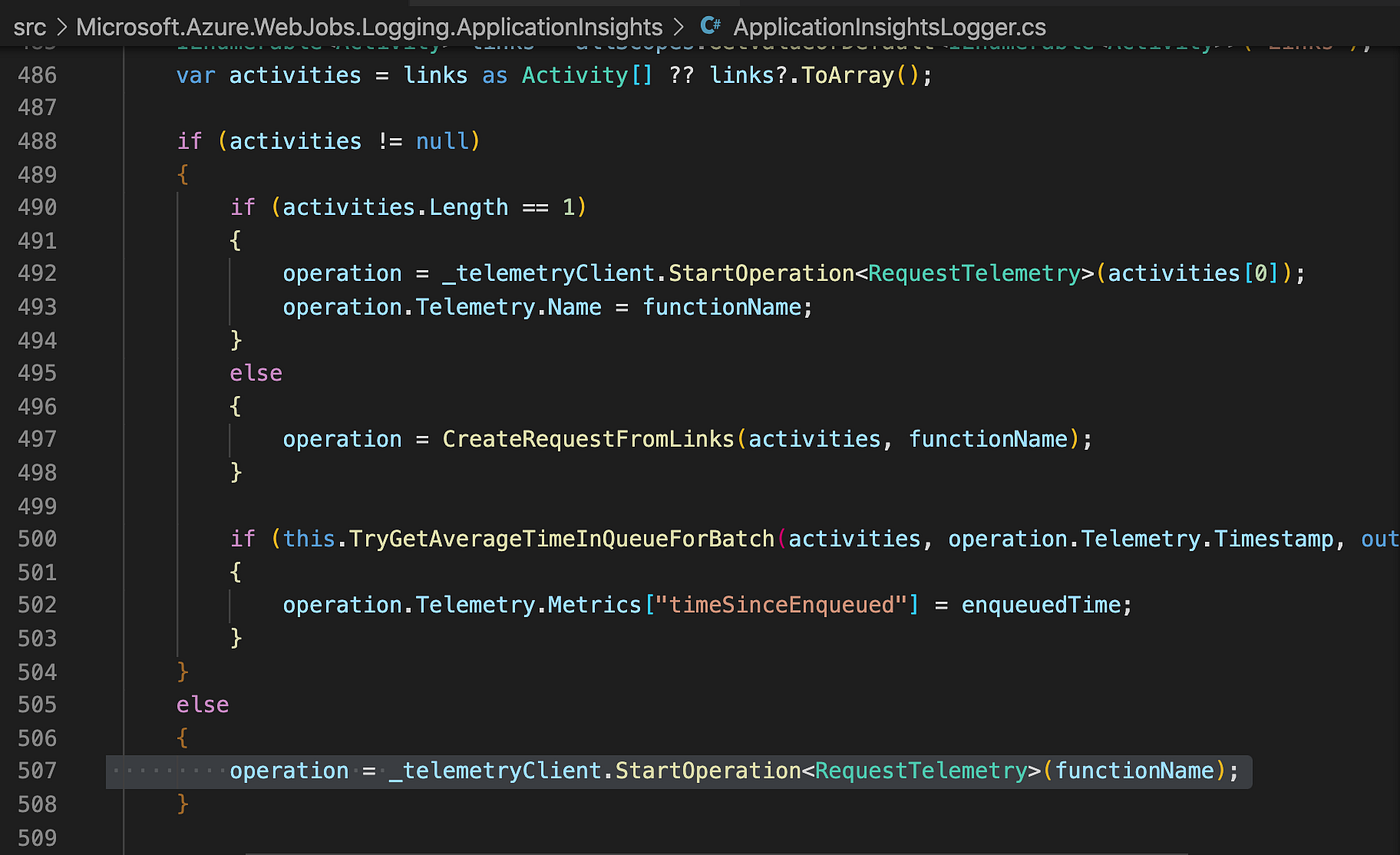 Distributed Tracing Deep Dive For Eventhub Triggered Azure Function In App Insights By