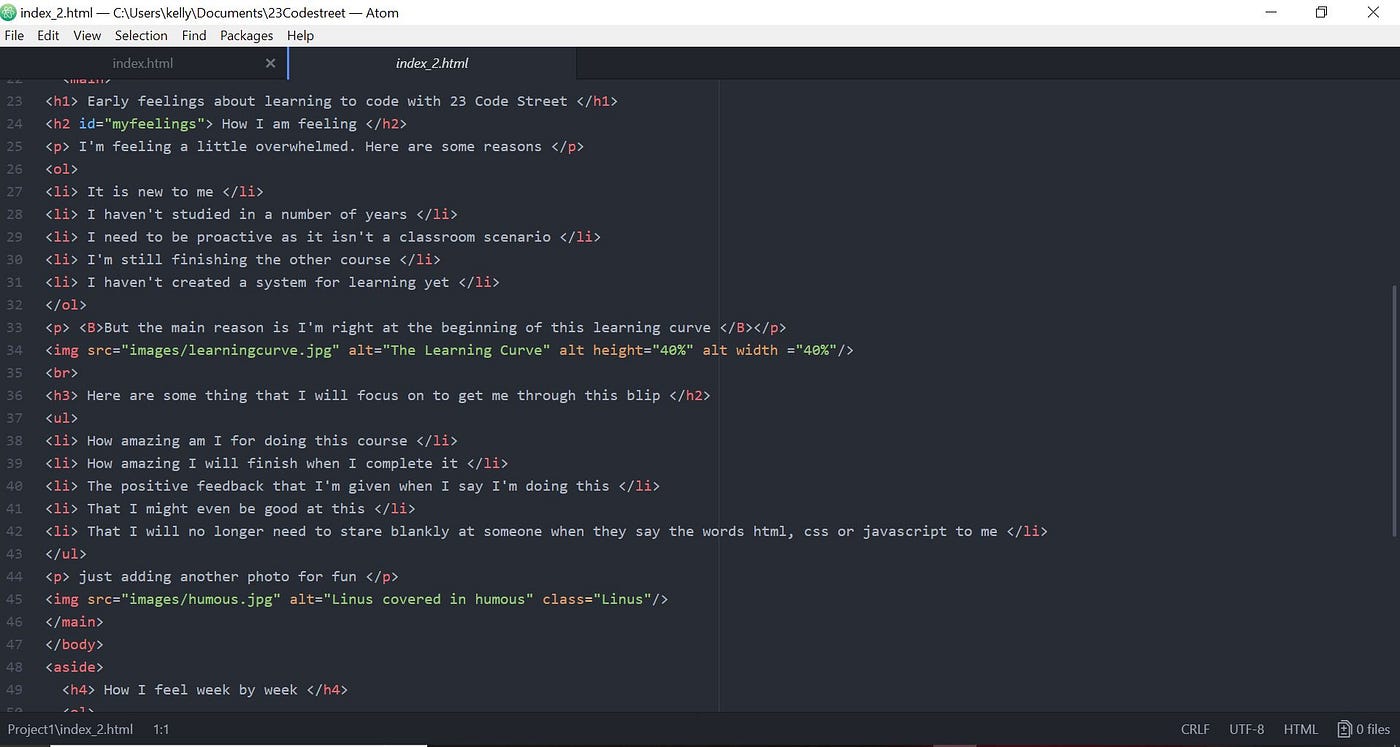 My first 4 weeks learning to code | by 23 Code Street | 23 Code Street ...
