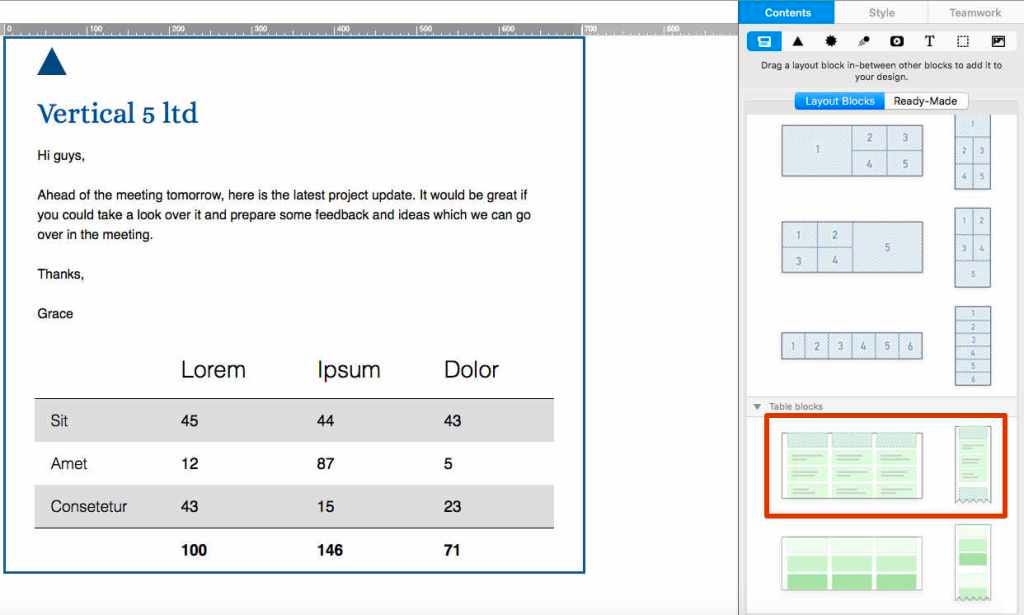 Creating Project Status Reports using HTML Tables | by Mail Designer ...