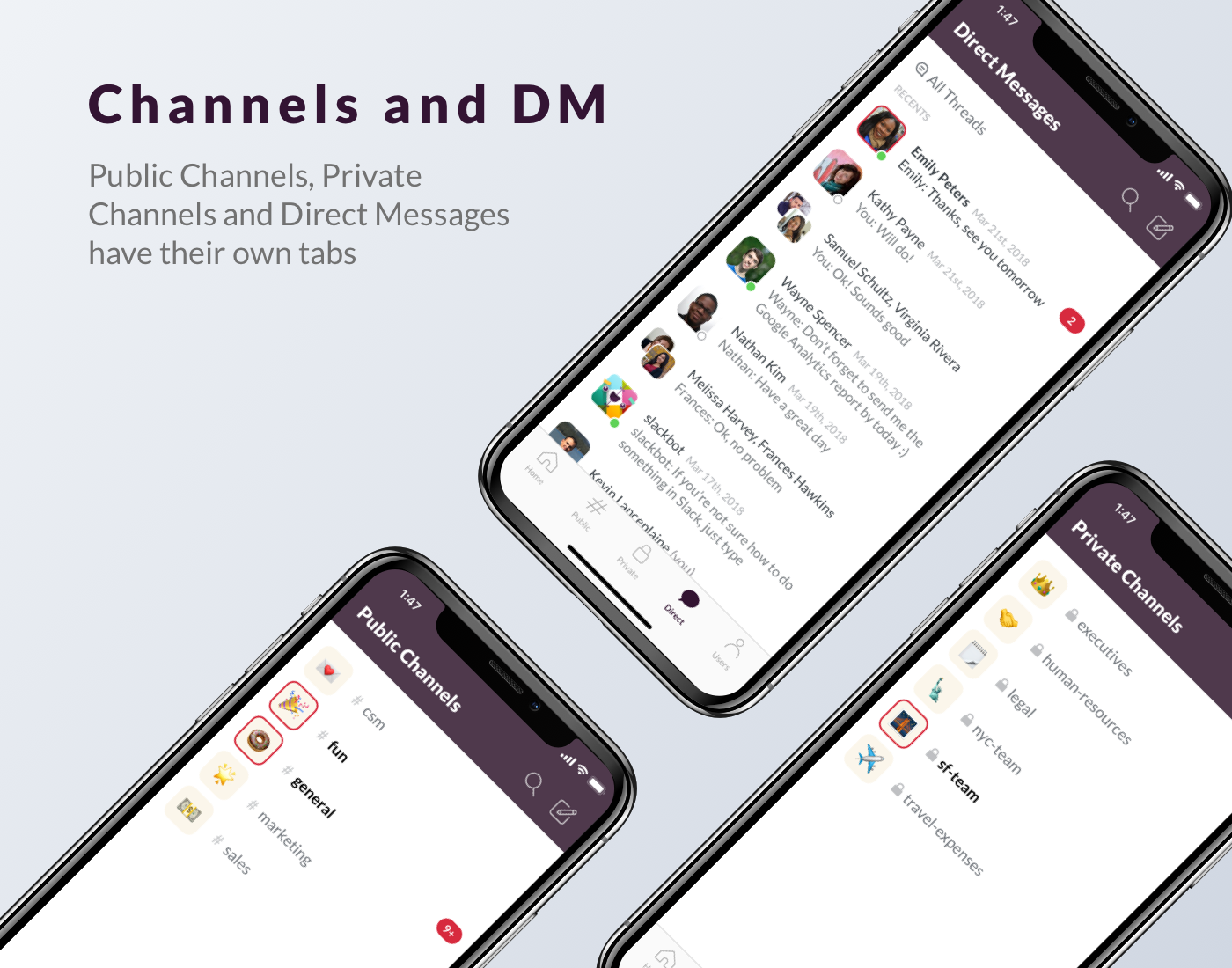 Slack iPhone Redesign Concept. Current Slack UX pain points and how I ...