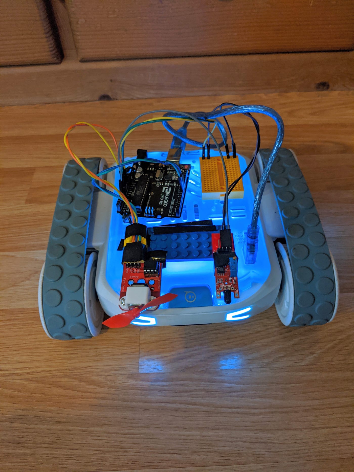 Sphero RVR and Arduino UNO fire fighting robot | by Ashleigh Bartlett ...