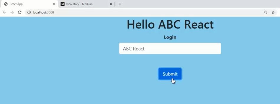 Create Basic Login Forms Using React Js By Muhammad Ismail Medium