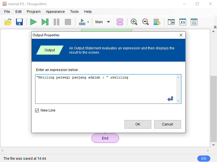 Tutorial Membuat Flowchart dengan Flowgorithm(Part 1). | by Sadam Alfian | Medium