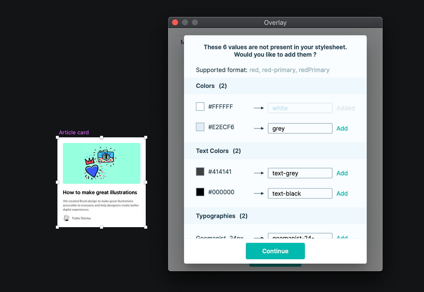 How to create a card component from Sketch to React or Vue.js with ...