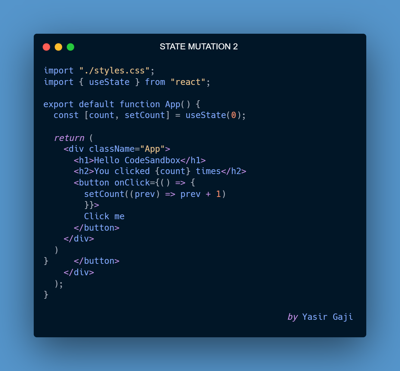 Silly React Articles Part 1 Let Us Go Over The Silly Mistakes You… By Yasir Gaji Geek