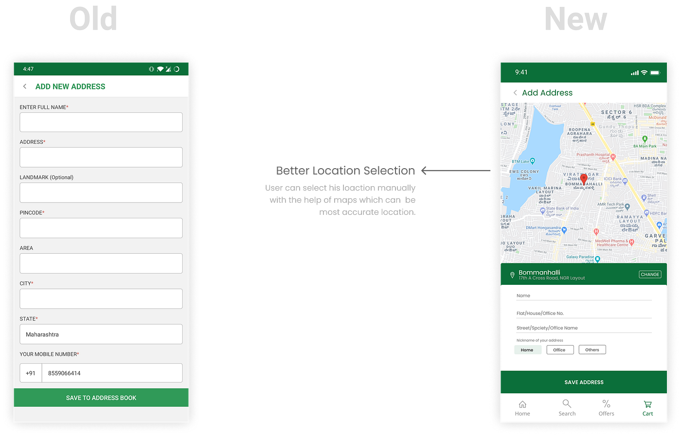 DMart Ready Online Grocery Shopping App Redesign — UI/UX Case Study ...