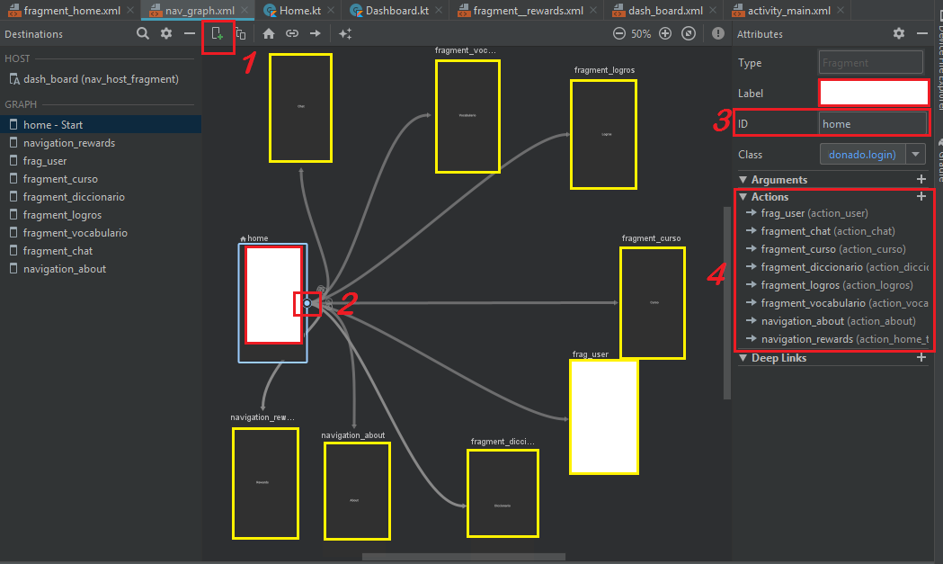 Android Jetpack — Navigation Component con Kotlin. | by Code Bitnet | Medium