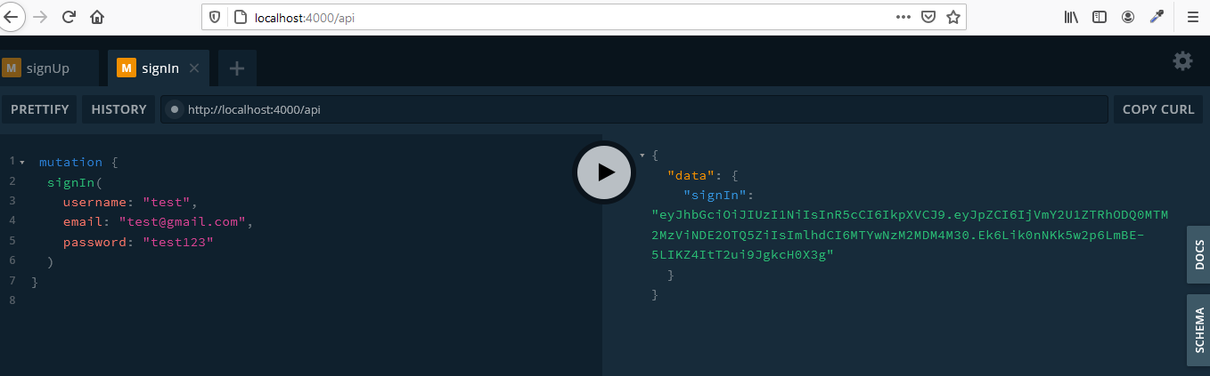 Integrating Authentication To Graphql Api In Expressjs Using Jwt — Part 4 By Nutan Medium