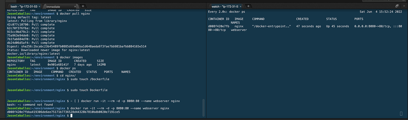 Building a Custom Docker Container with Nginx Web Server | by Jason Ceballos | Jun, 2022 | Medium