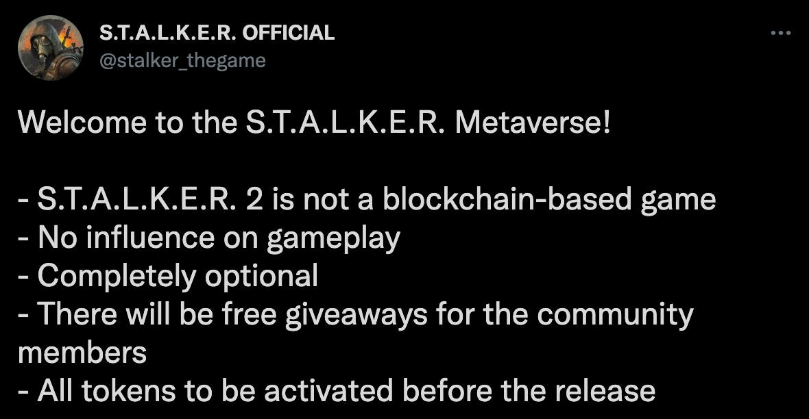 STALKER uses NFT to immortalize the fan as an NPC | by MRAMOR | Dec ...