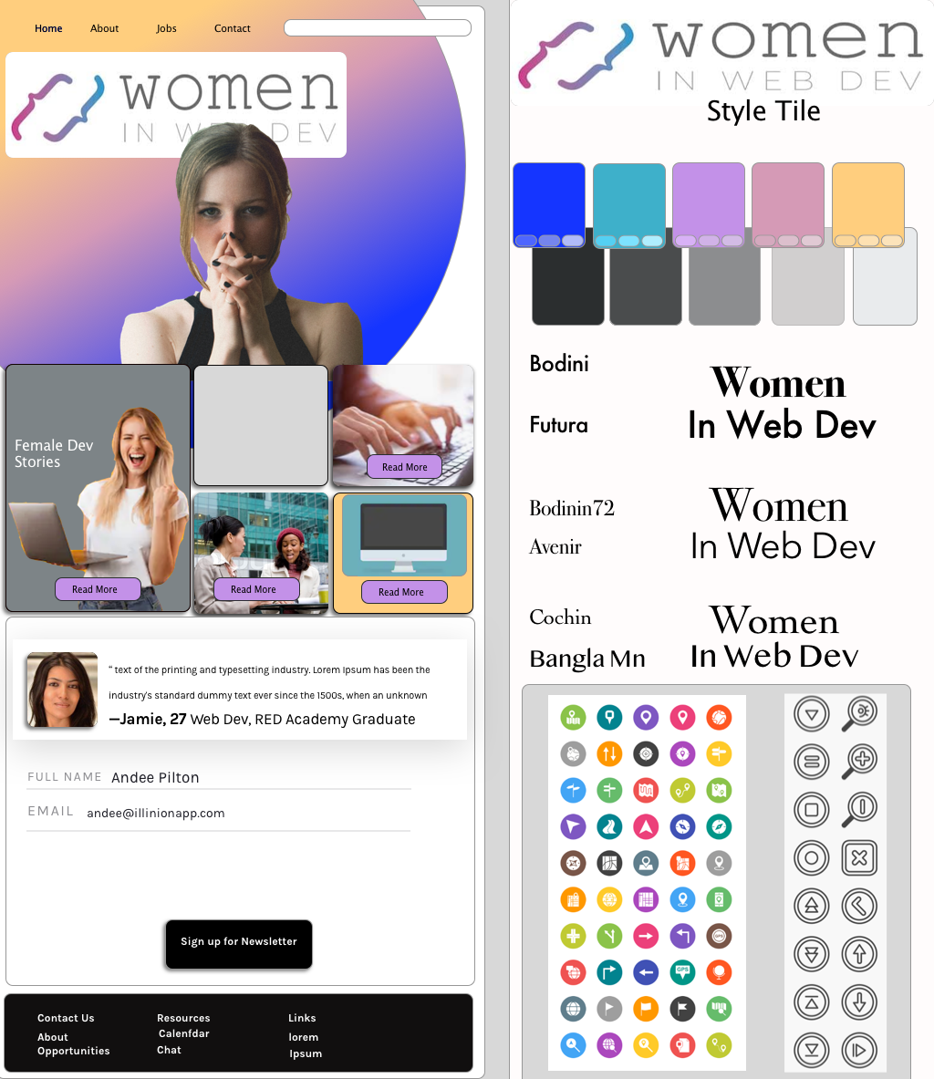 Women In Web Development — a UI Case Study | by Percival G Lau | Medium