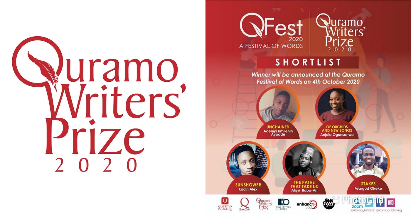 Shortlist for Quramo Writers’ Prize 2020 Announced | by Book O'clock ...