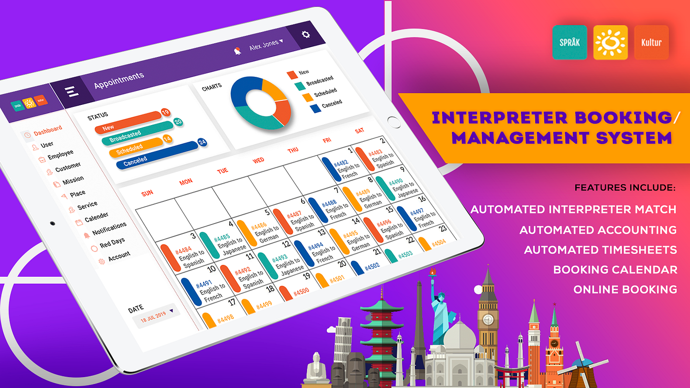 Development Of A Reliable And Secure Interpreter Booking System By