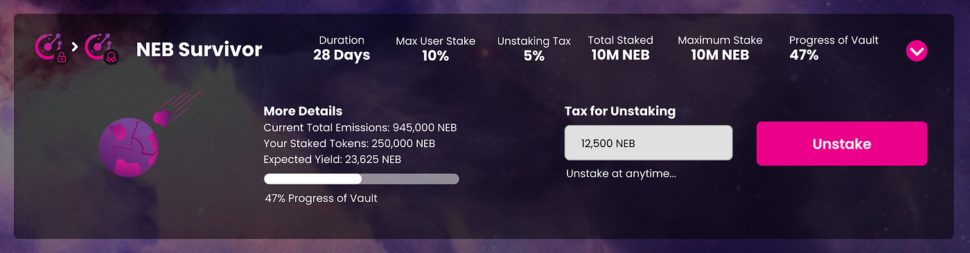 Vault Types, Vault Levels, & Fees | by Nebula | Medium