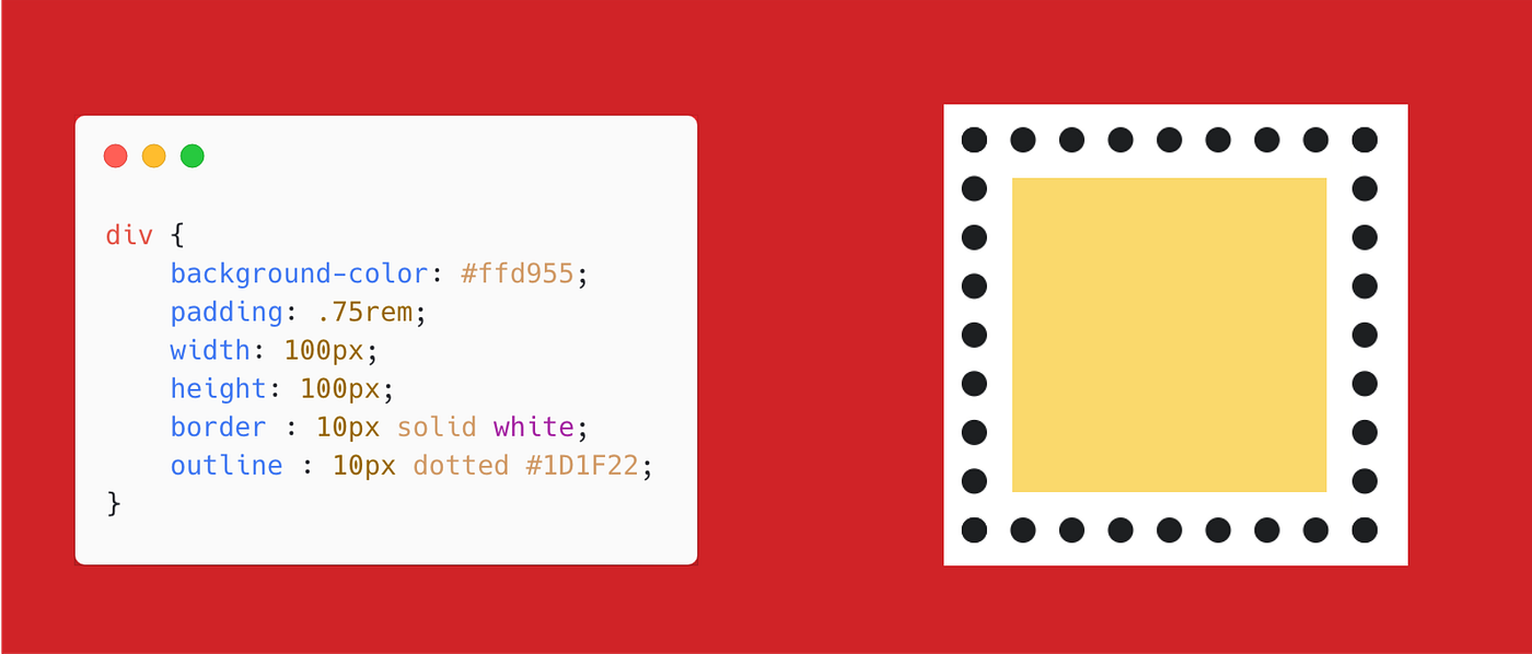 Create Beautiful Boxes Using The Outline Css Property By Javascript Jeep🚙💨 Level Up Coding
