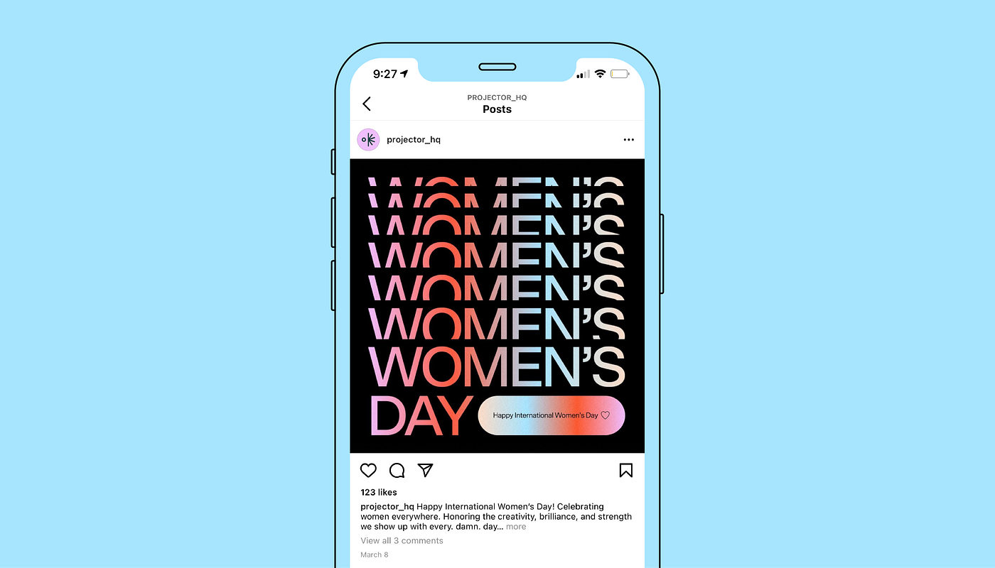 How to make beautiful social media graphics for Instagram | Projector ...