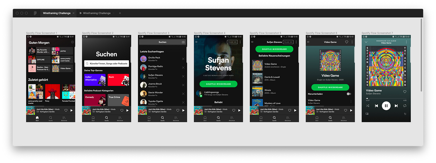 Wireframing Challenge: Spotify. This project is a part of the Prework ...