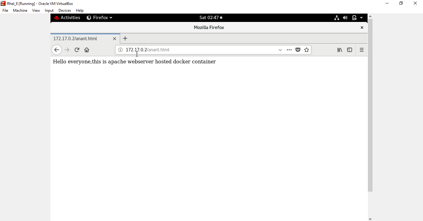 Webserver hosted on Docker. Configuring HTTPD Server on Docker… | by Anant Jain | Medium
