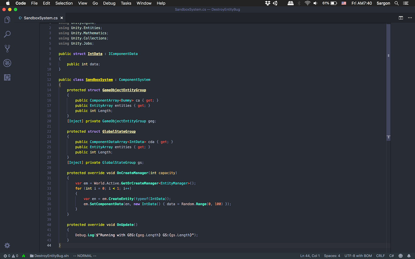 [Unity ECS] The system is always running! | by 5argon | Medium