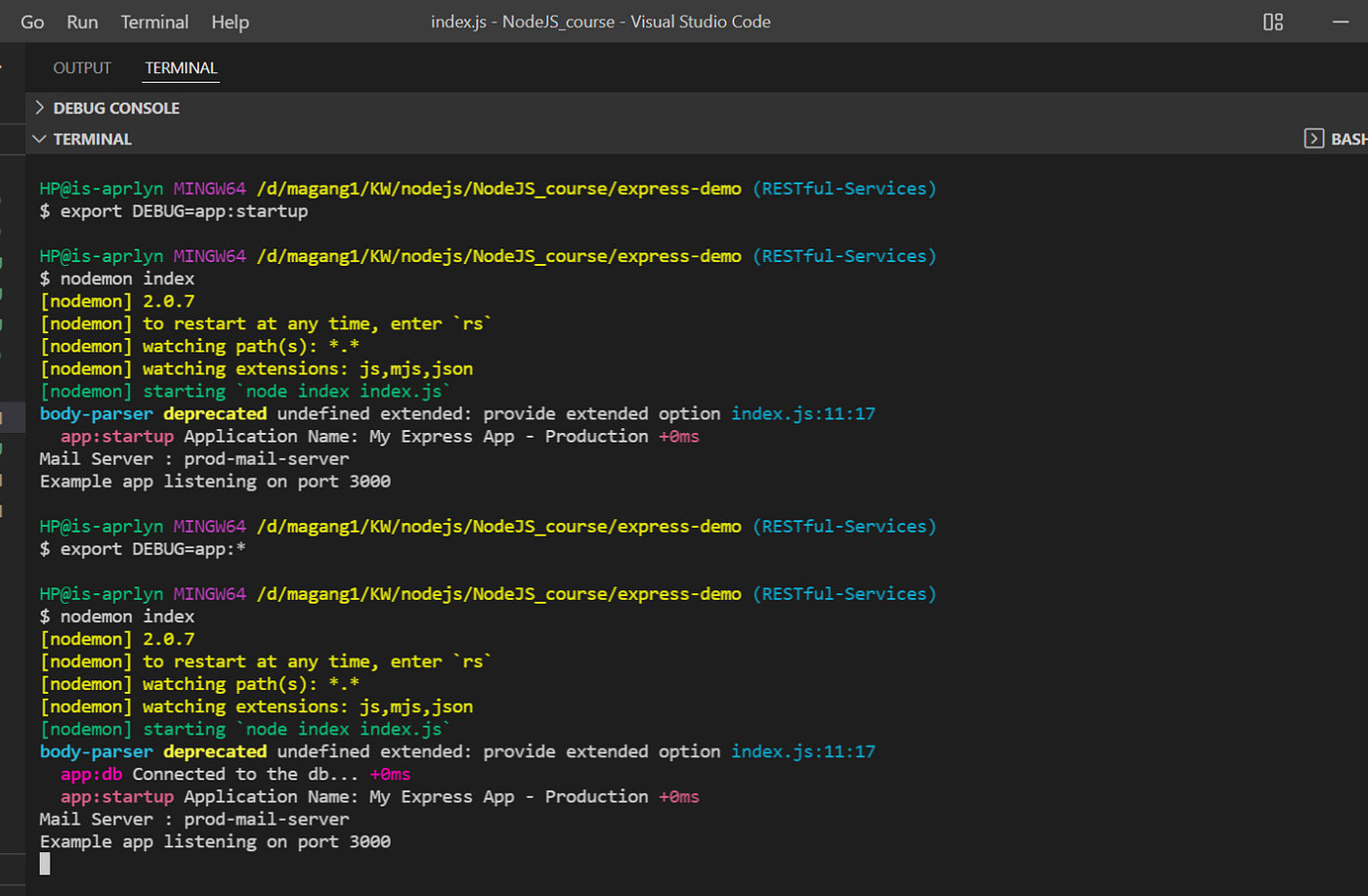 Node JS : Advance Topic. In this session we will learning about… | by ...