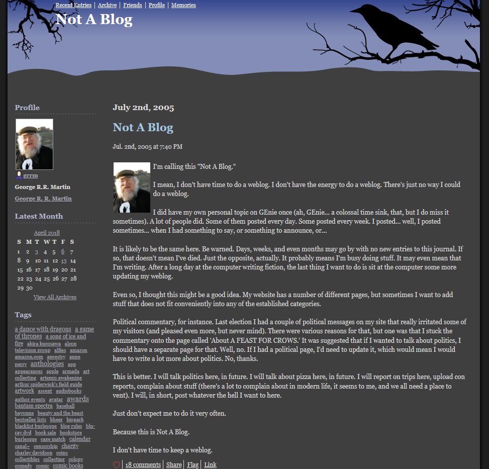 Blogging, Community and Influence: the significance of LiveJournal in ...