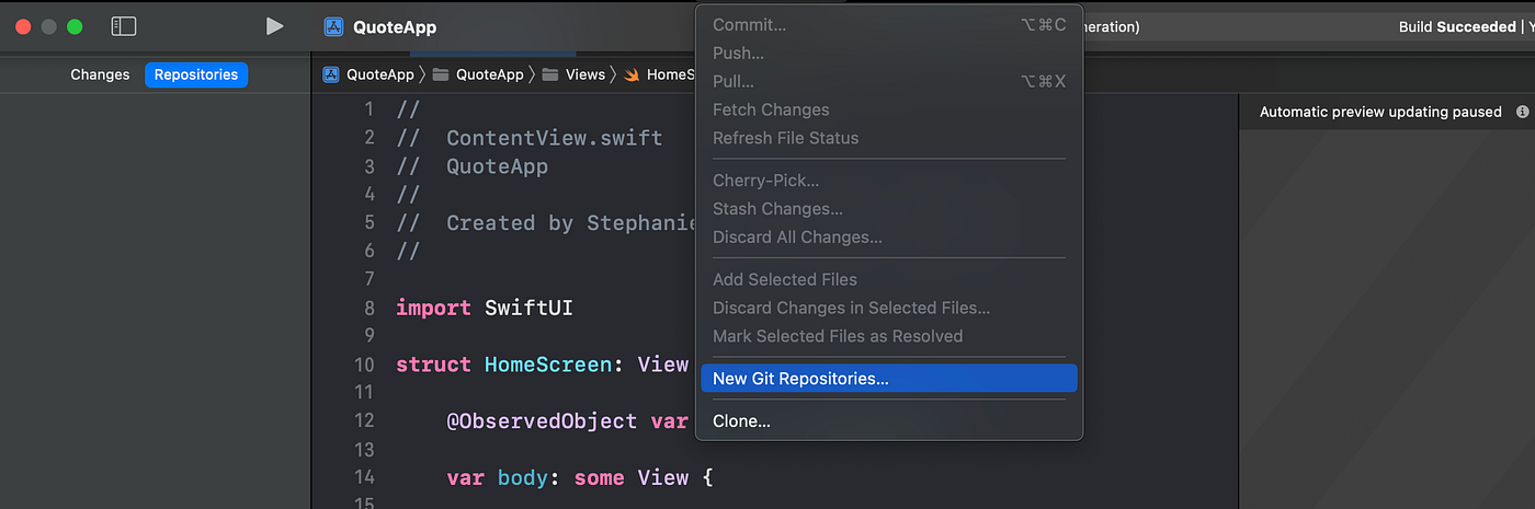 Getting started with Github and Xcode | by Stephanie De Smedt | Aug ...