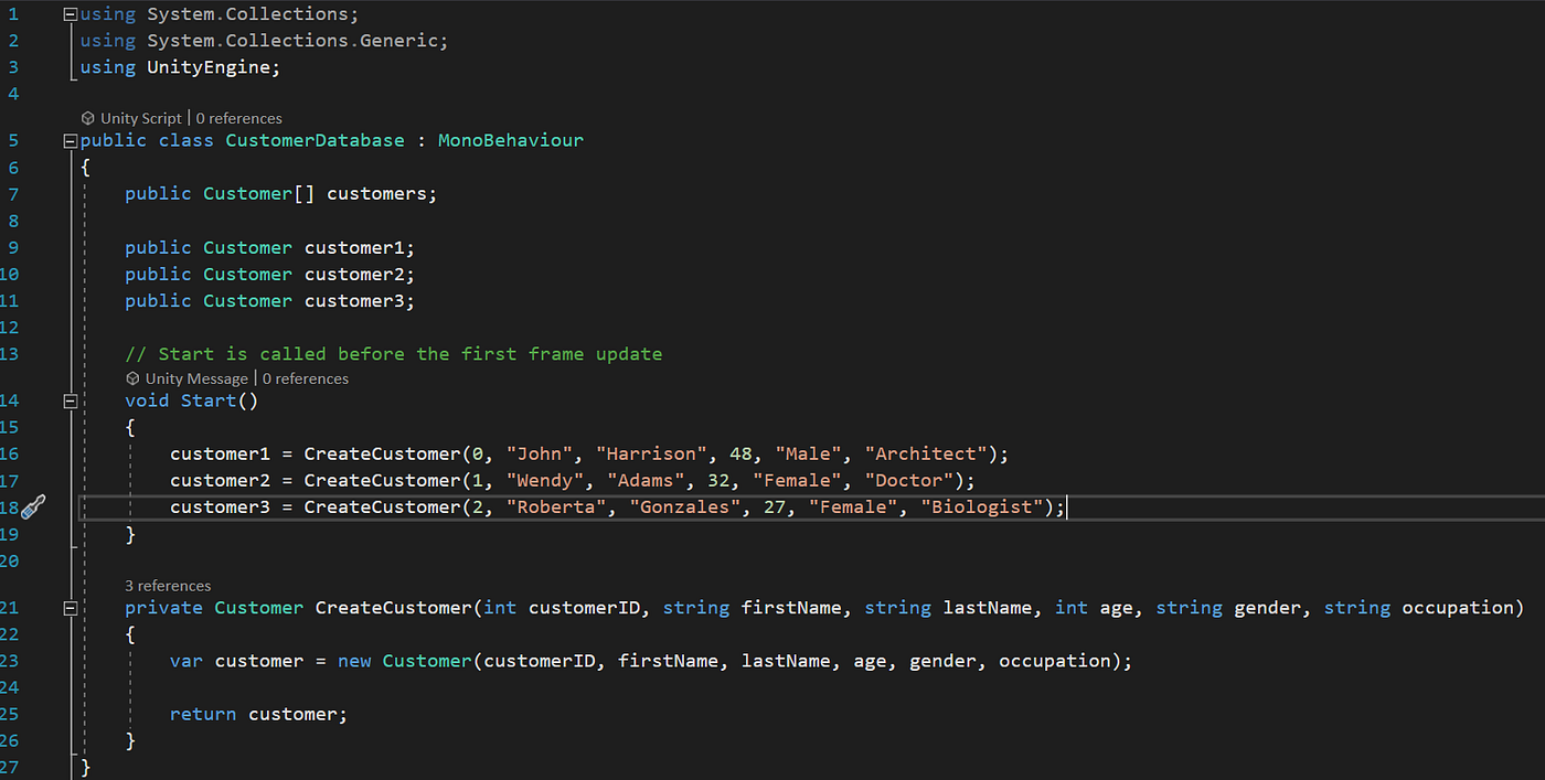 Classes In C Using Unity What Are Classes Custom Classes And By Jared Amlin Level Up Coding