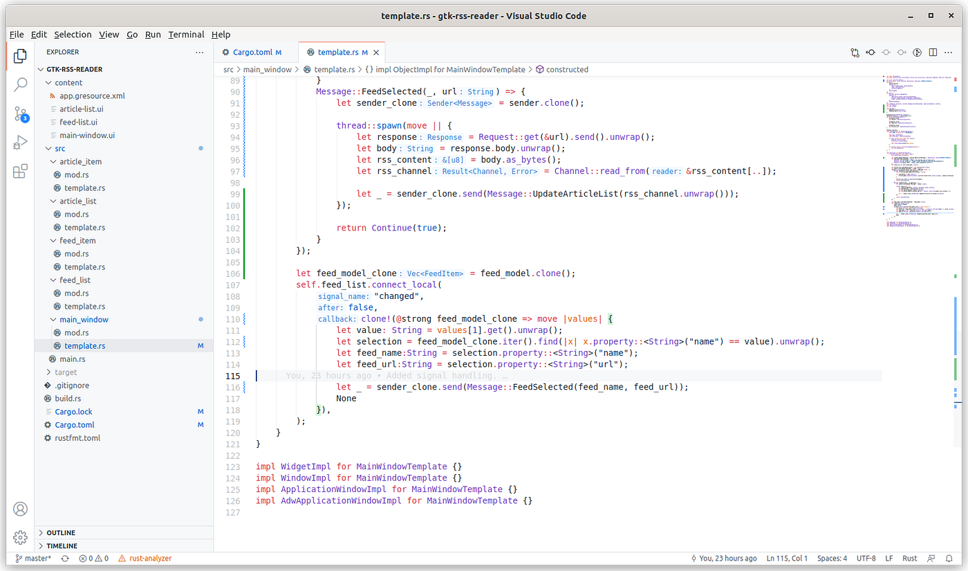 Using threads and messages to load data in a GTK4 widget | Dev Genius