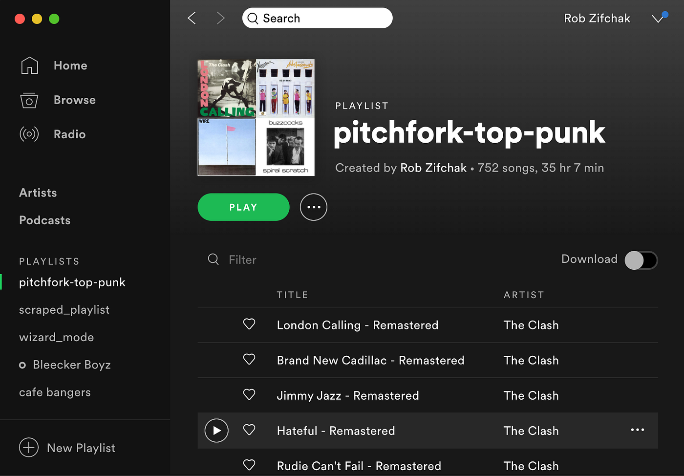 Customize Your Spotify Playlists With Python | by Rob Zifchak | Medium