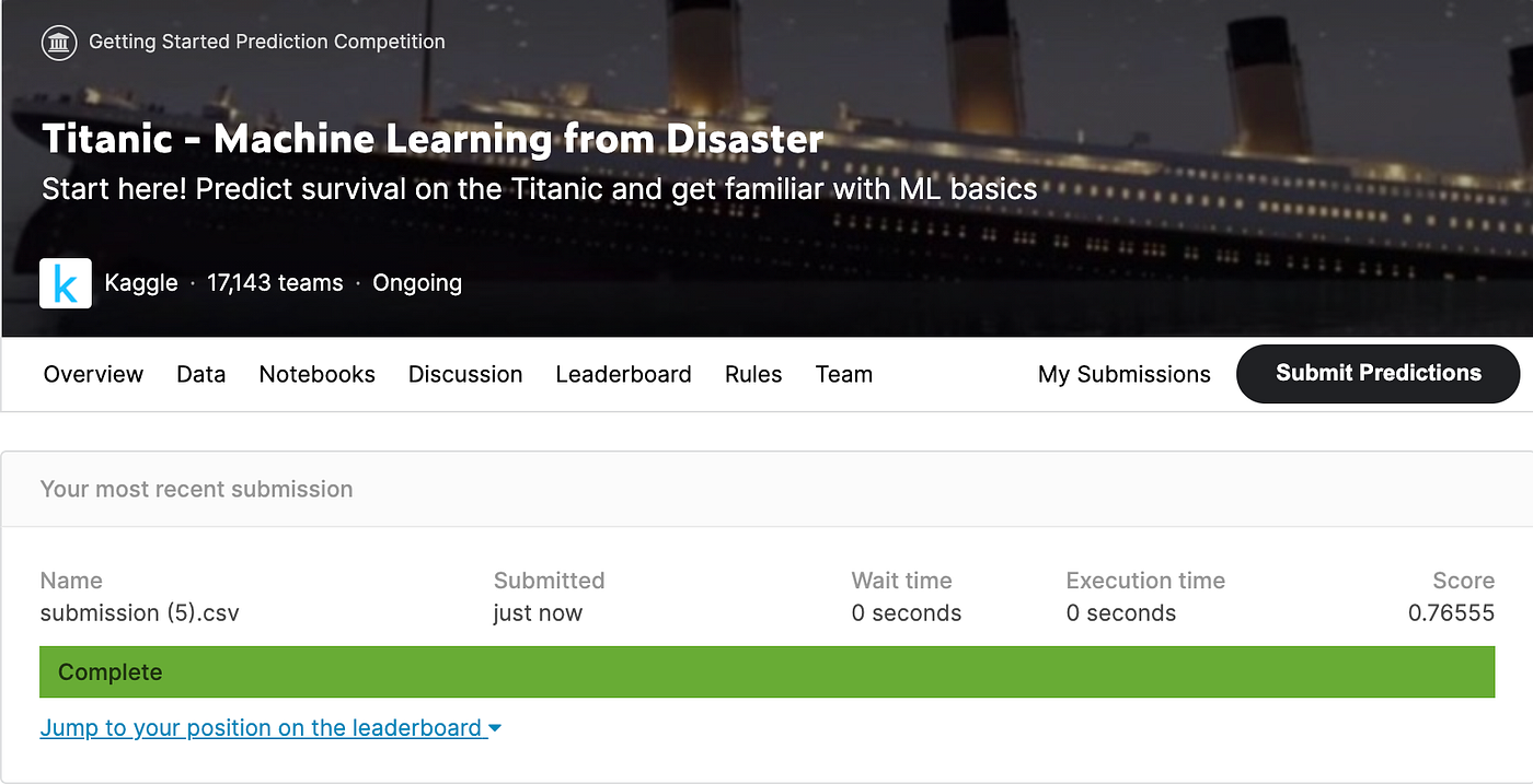 Getting started with Kaggle. Create a basic machine learning model ...