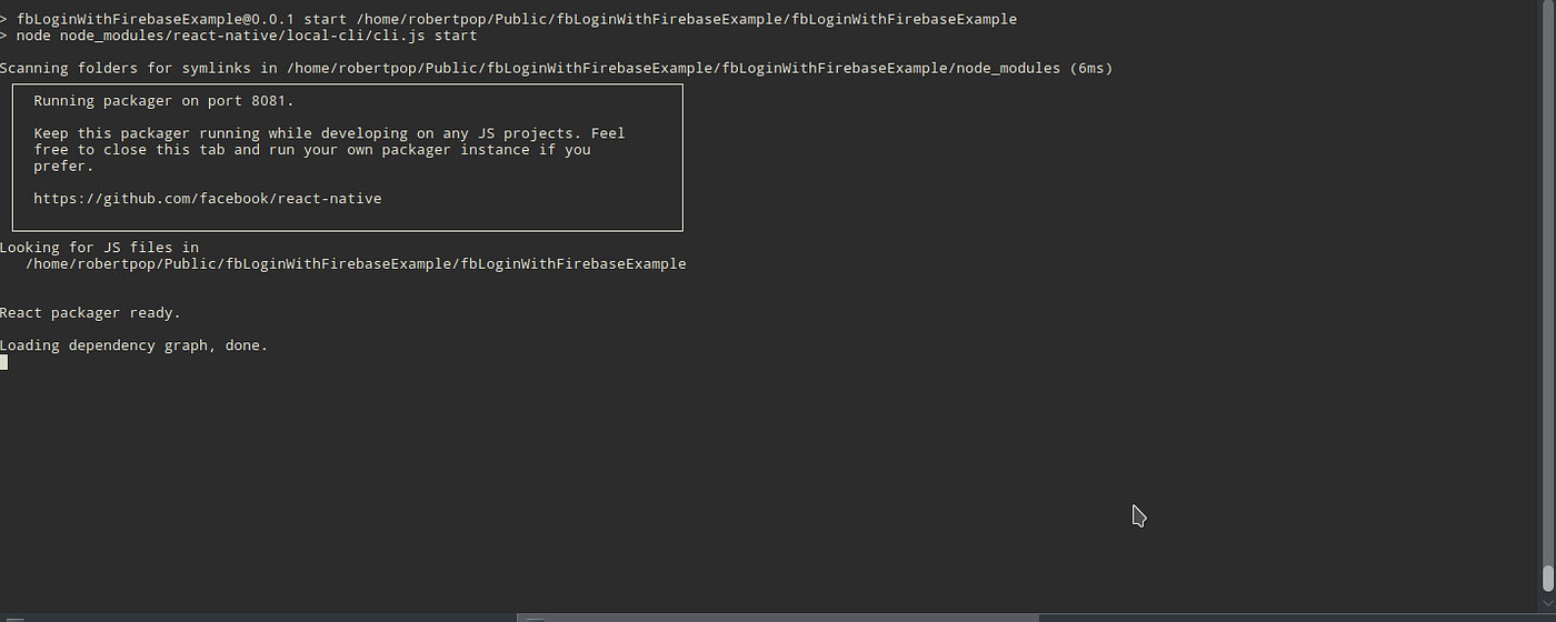 React Native App With Facebook Sdk Login And Firebase Storage By