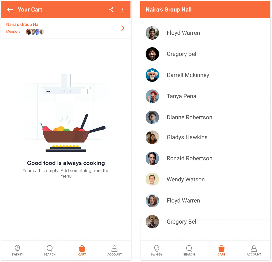 Swiggy Group Order. Let’s make it together! | by Tanya Arora | Aug ...