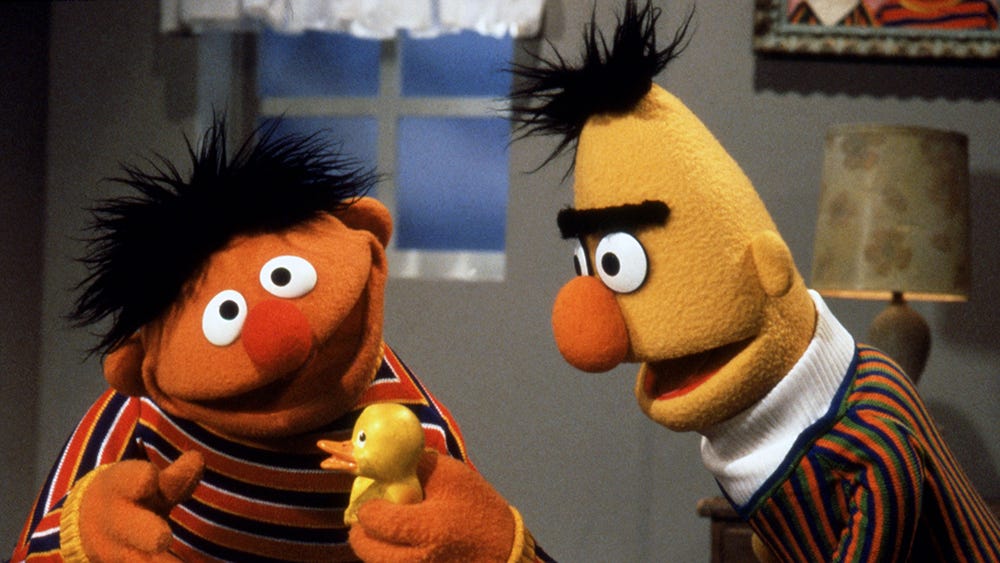Bert & Ernie Come Out!!!. Who knew bath time was so much fun? | by ...
