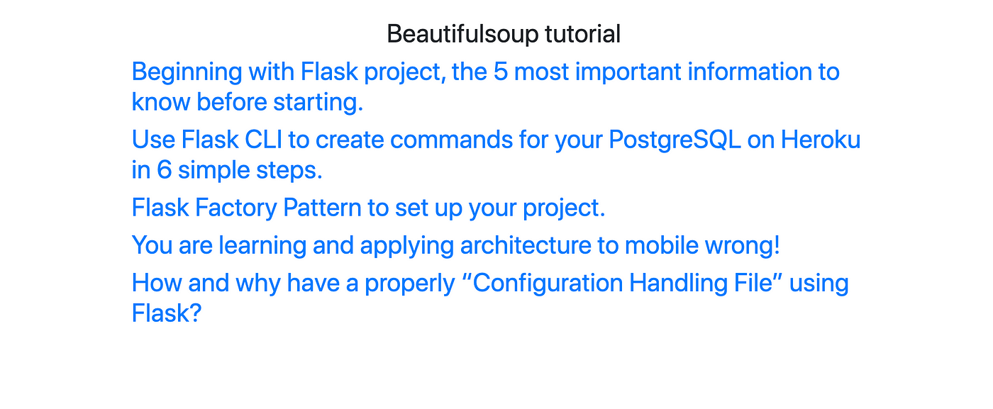 Beautifulsoup — All That You Need To Know To Get Any Data