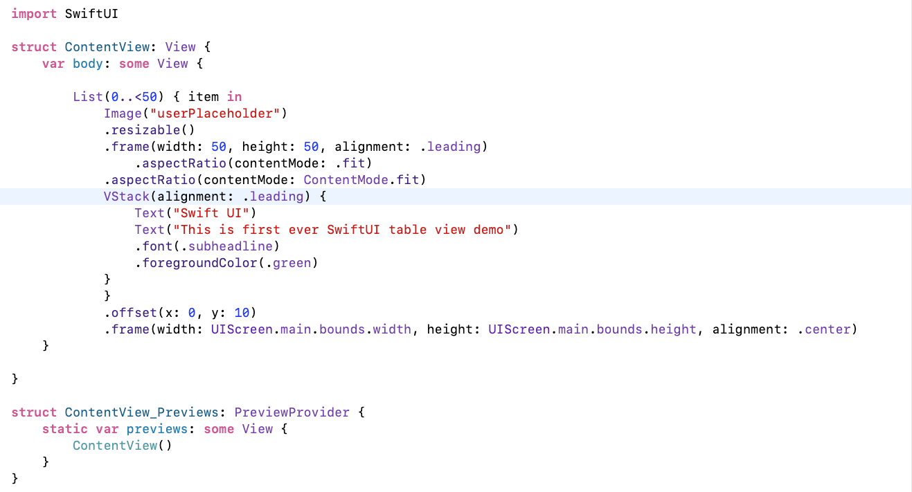 UITableView in SwiftUI. In SwiftUI table view are know as List… | by ...