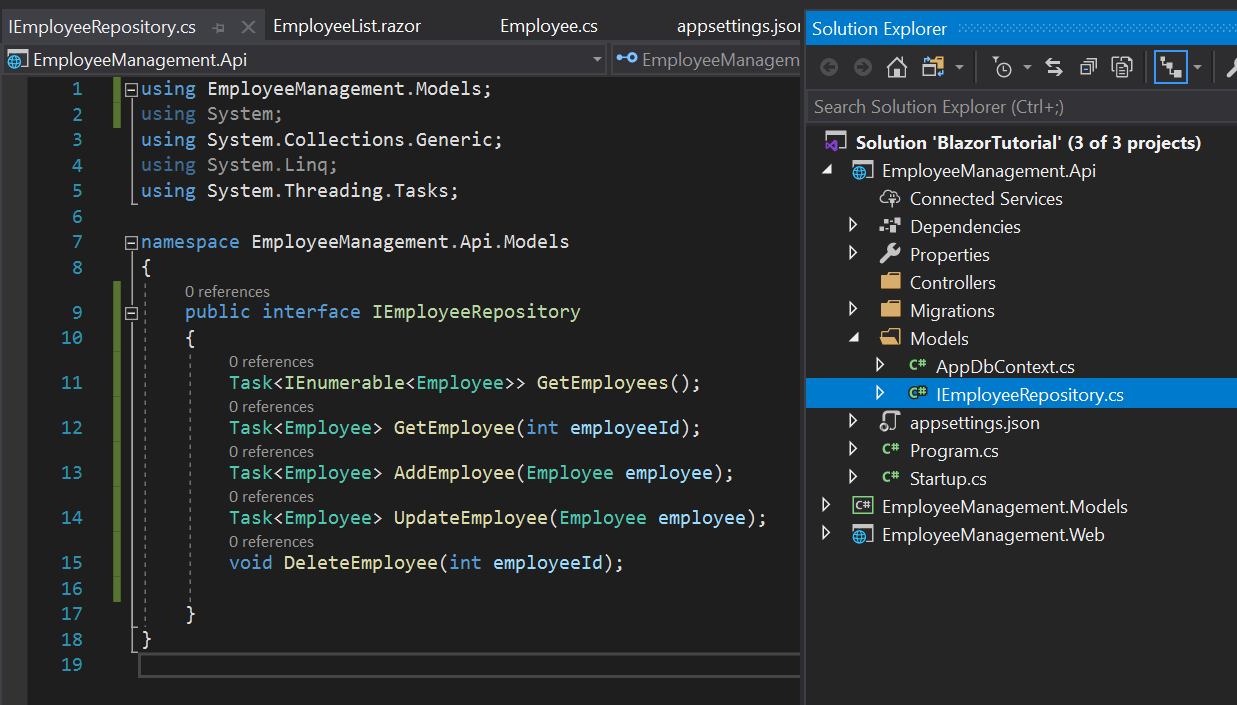 How To Perform Crud Operations Using Blazor Server App