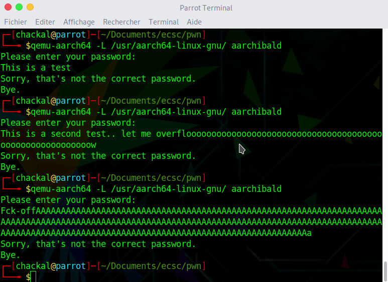 ARM binary exploitation — Aaarchibald WriteUP | by Chackal | Medium