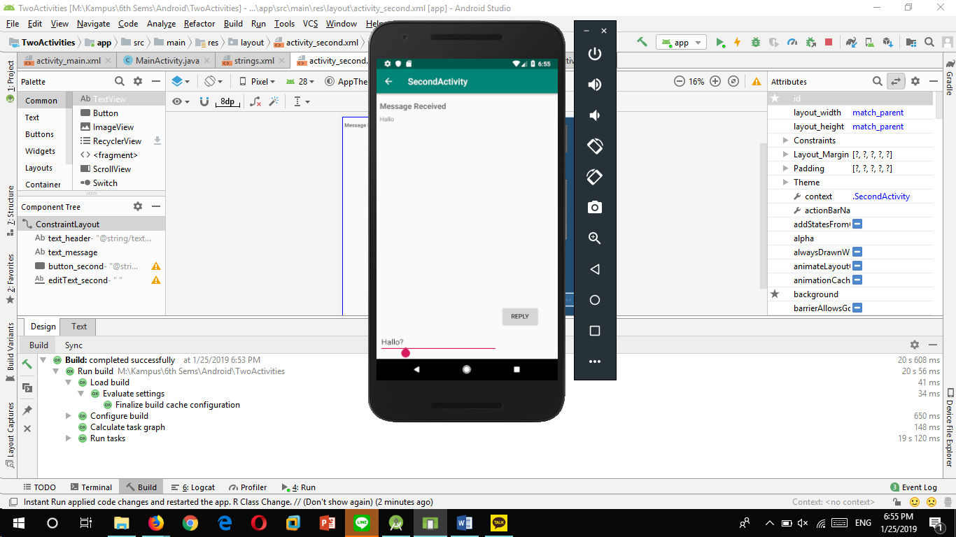 Week 2. Android fundamentals 02.1: Activities… | by Maretha | Medium