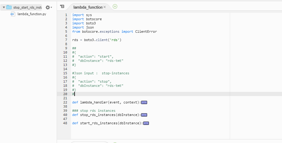 How to stop/start AWS RDS with AWS lambda function or AWS CLI by ...