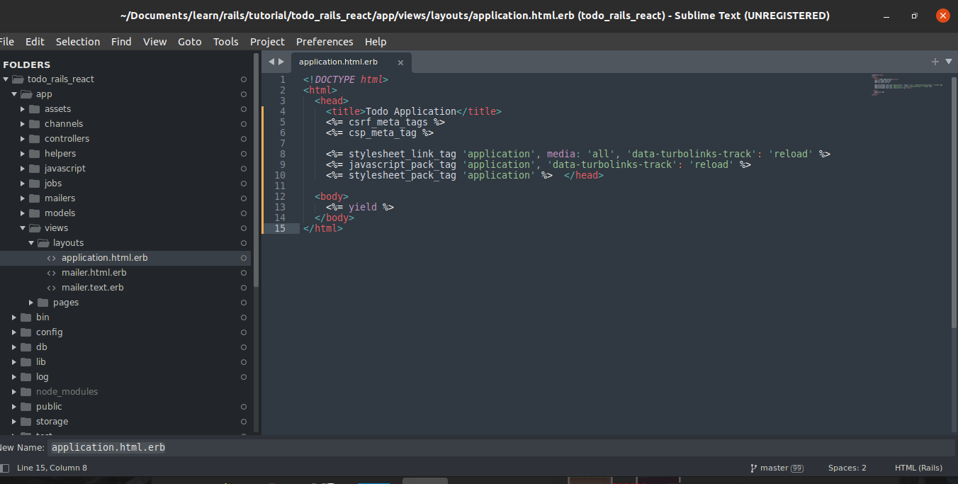Building Simple Rails with React Web application(Part 2) | by Joshua Chipile | Nov, 2021 | Medium